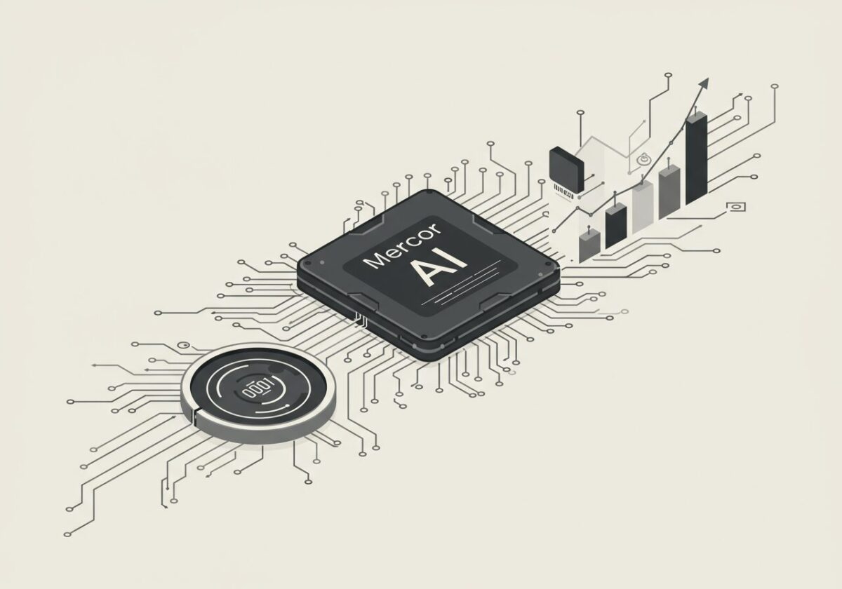 Mercor AI研修プラットフォーム、4.5億ドル売上で100億ドル評価を目指す - Bignite